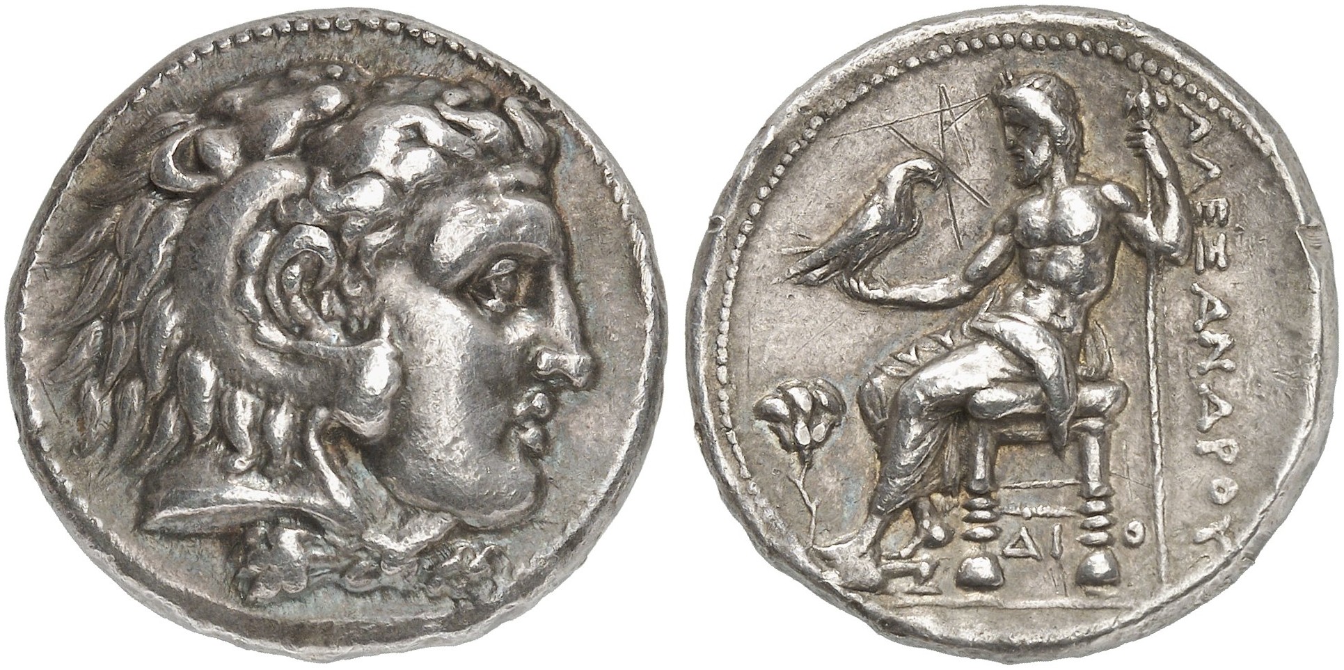 MACEDONIA KÖNIGREICH. Alexander III., 336-323 v. Chr. AR-Tetradrachme ...