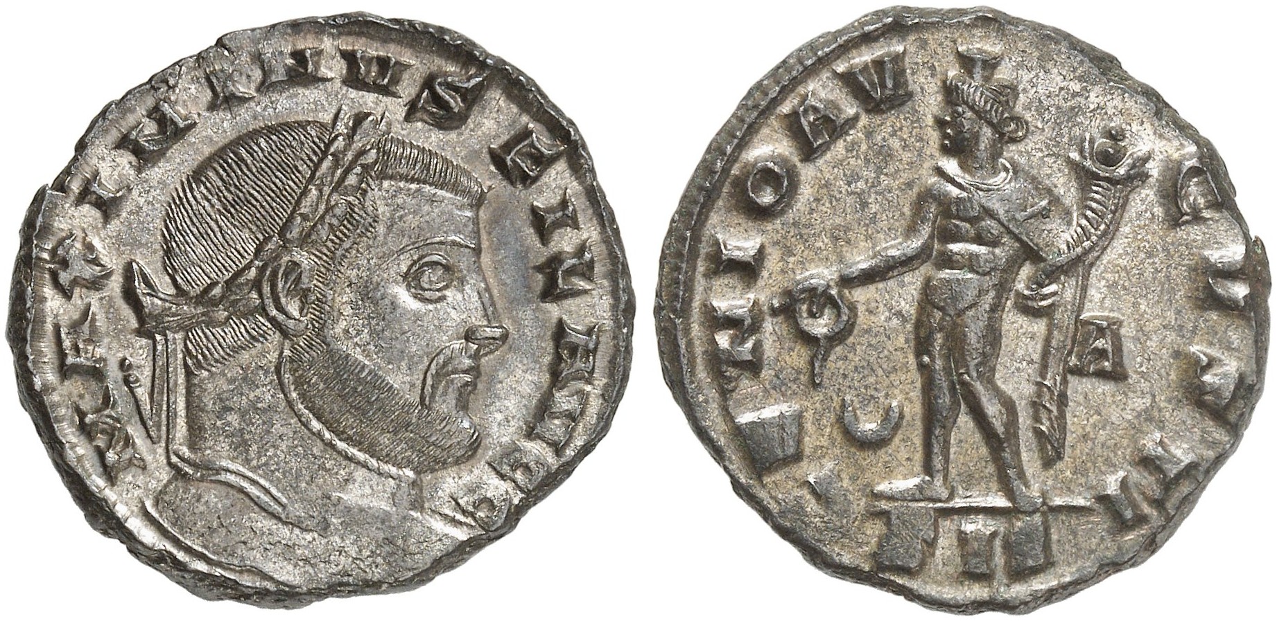 MÜNZEN DER RÖMISCHEN KAISERZEIT Maximinus II. Daia, 305-313. Æ-Follis ...