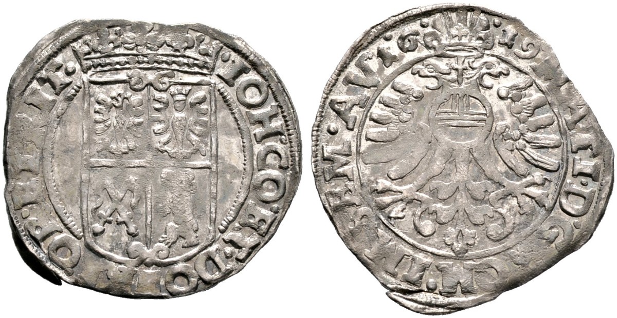 RIETBERG GRAFSCHAFT Johann III. von Ostfriesland, 1601-1625. Kipper ...