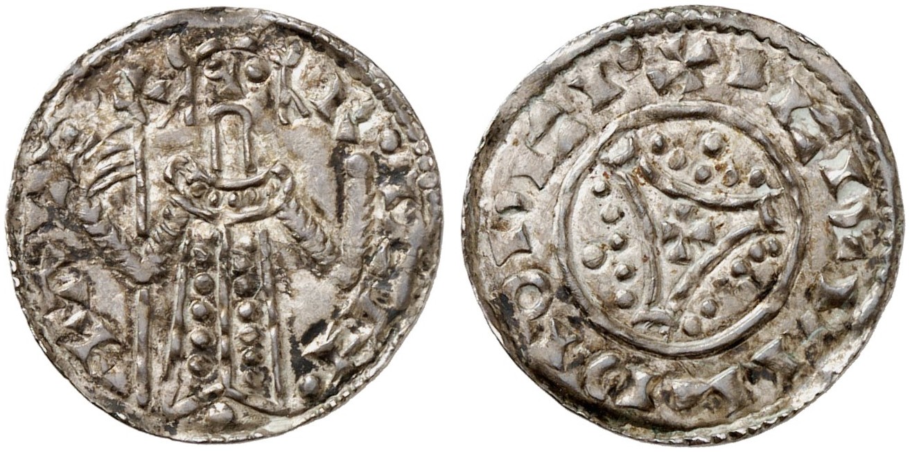 DÄNEMARK KÖNIGREICH Svend Estridsen, 1047-1074. Denar, 1047-1075, Ribe ...