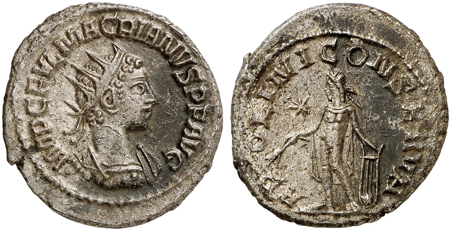 MÜNZEN DER RÖMISCHEN KAISERZEIT Macrianus, 260-261. B-Antoninian ...
