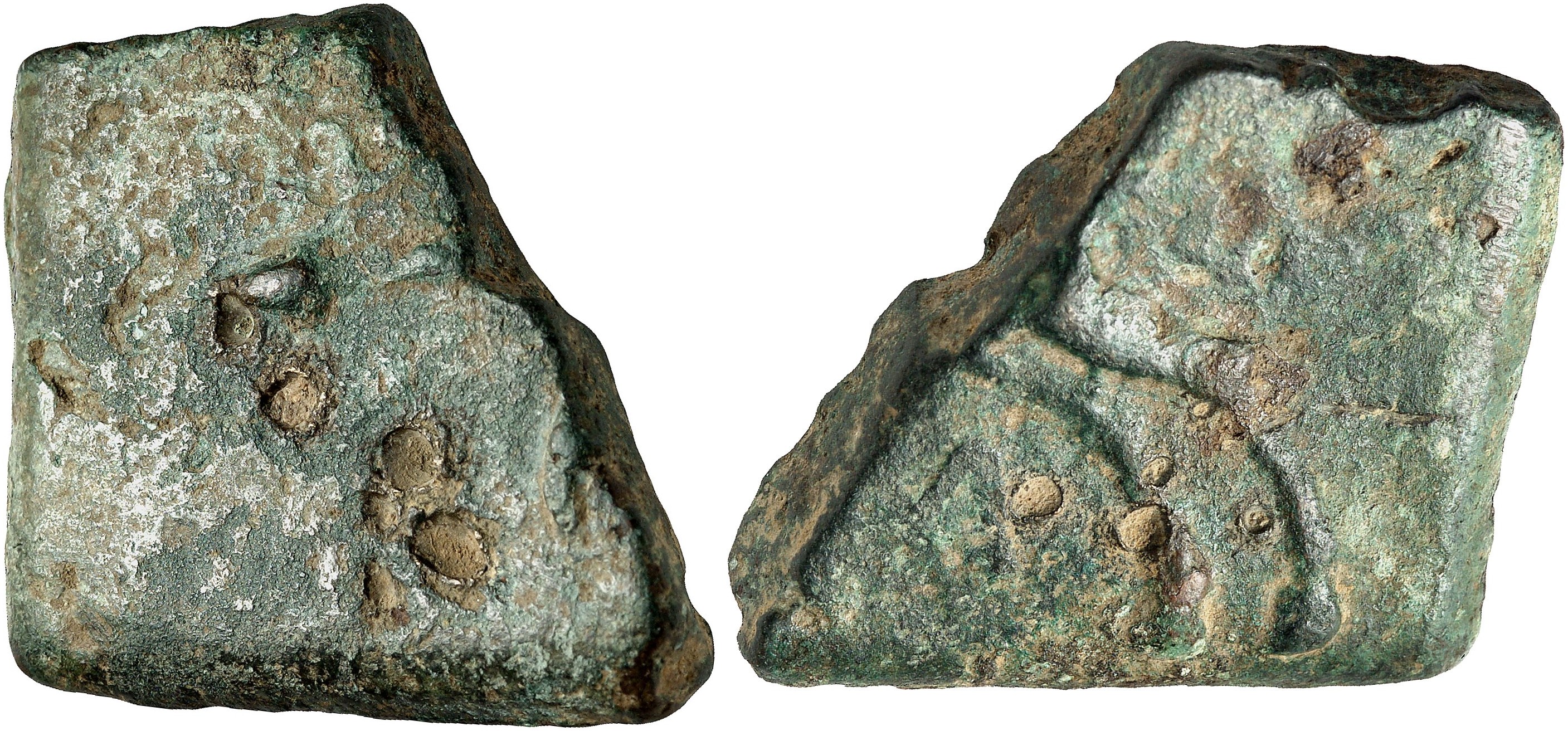 MÜNZEN DER RÖMISCHEN REPUBLIK Aes Signatum (Fragment), 290/240 v. Chr ...