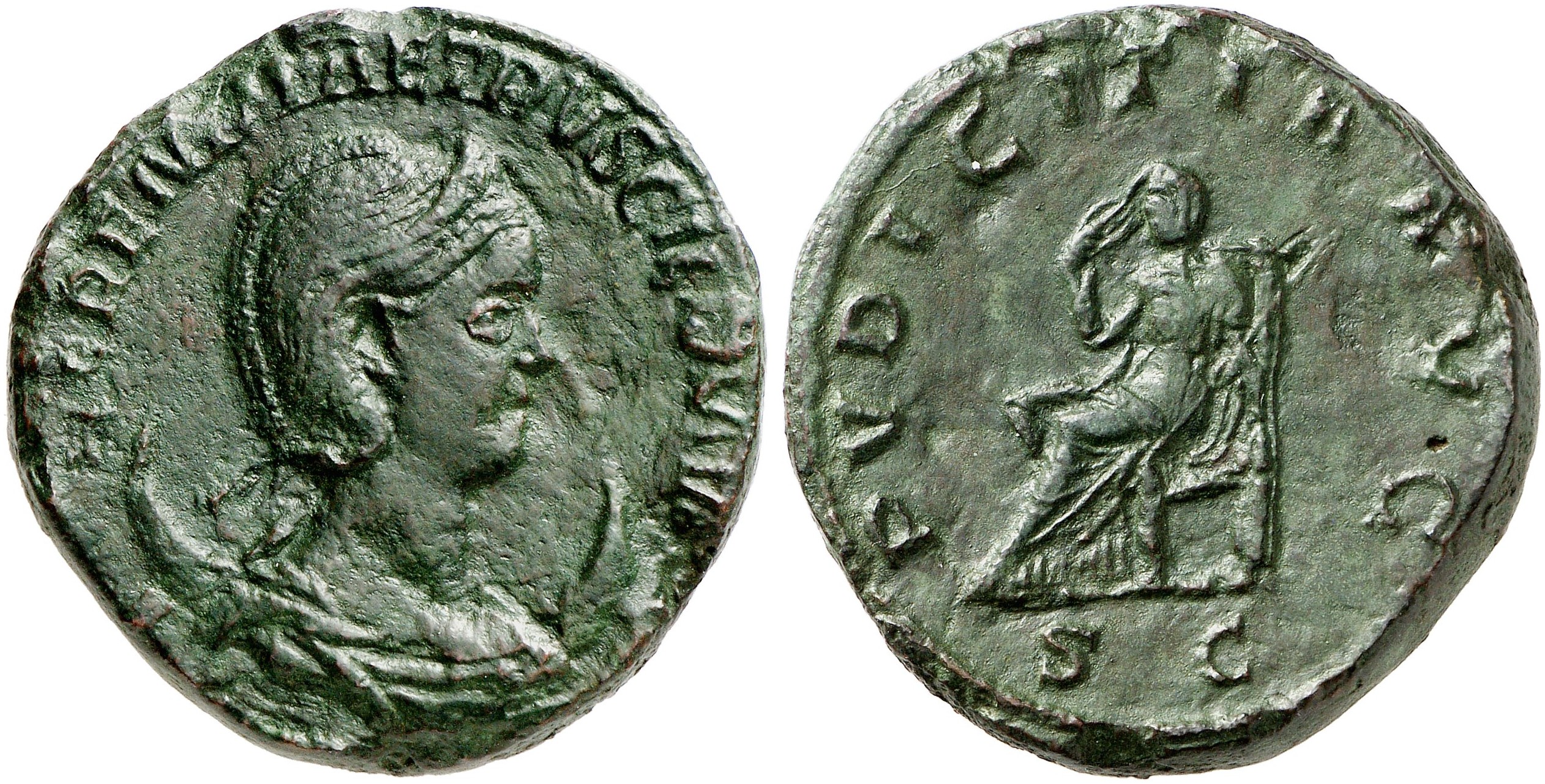 MÜNZEN DER RÖMISCHEN KAISERZEIT Traianus Decius, 249-251 für Herennia ...