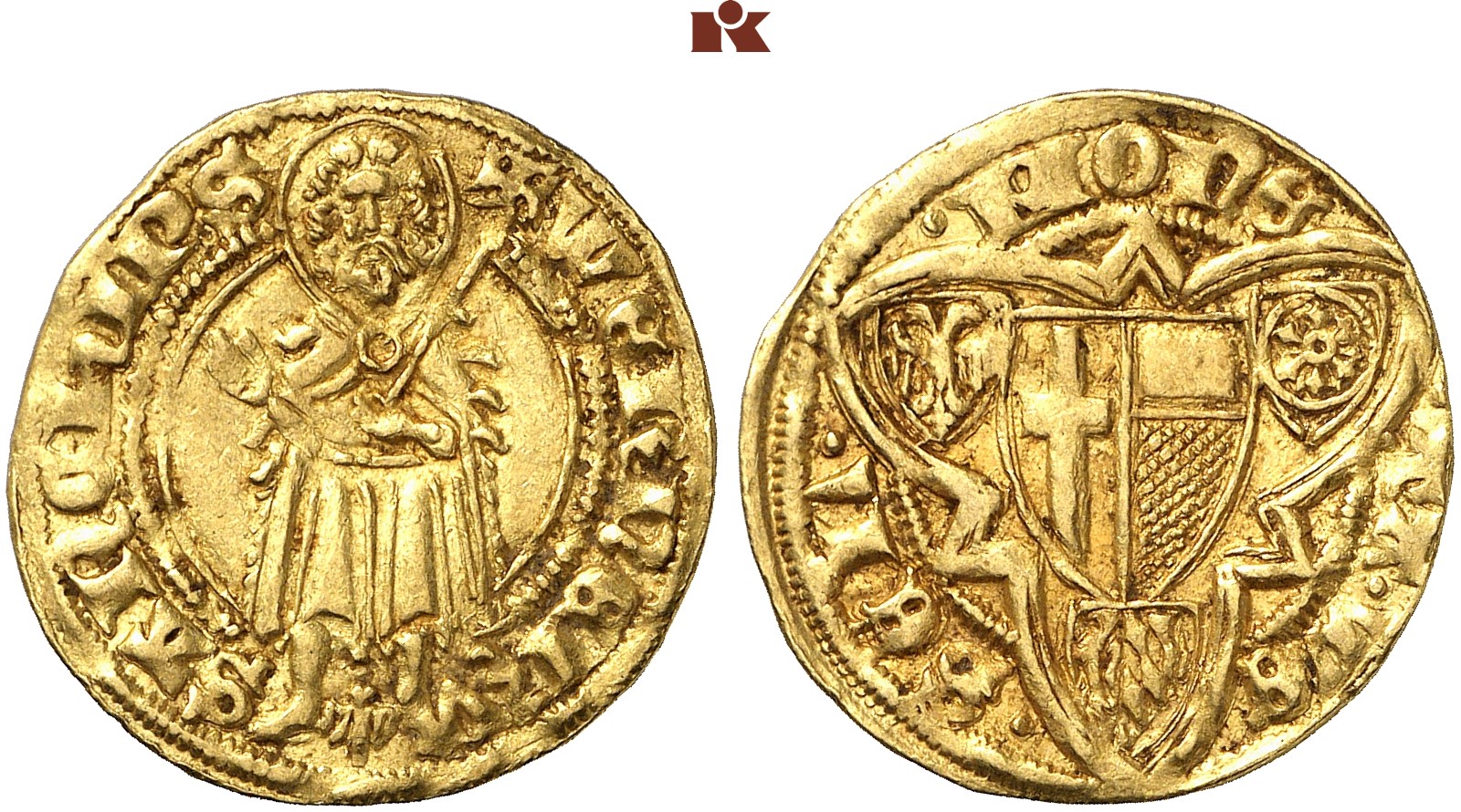 TRIER ERZBISTUM Werner von Falkenstein, 1388-1418. Goldgulden o. J ...