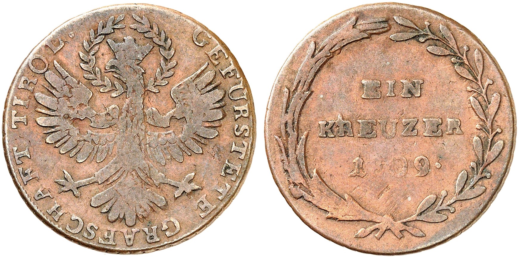 KAISERREICH ÖSTERREICH Aufstand gegen Napoléon I. unter Andreas Hofer ...