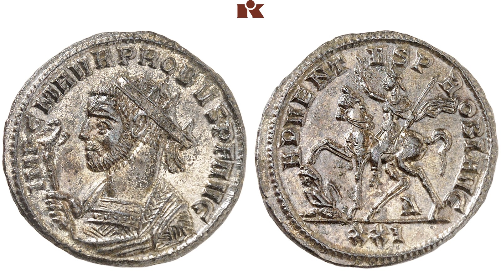 MÜNZEN DER RÖMISCHEN KAISERZEIT Probus, 276-282. B-Antoninian, 277, Siscia, 2. Emission, 3 ...