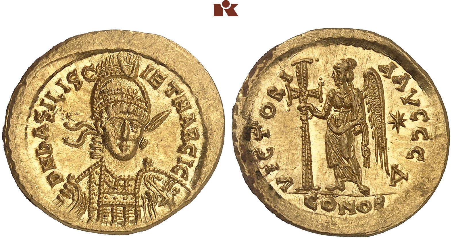 MÜNZEN DER RÖMISCHEN KAISERZEIT Basiliscus, 475-476 und Marcus. AV ...