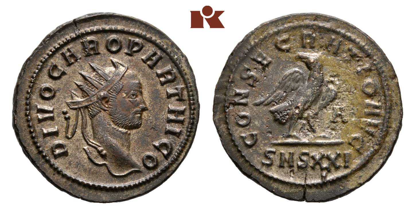 MÜNZEN DER RÖMISCHEN KAISERZEIT Numerianus, 283-284 für Divus Carus. B ...