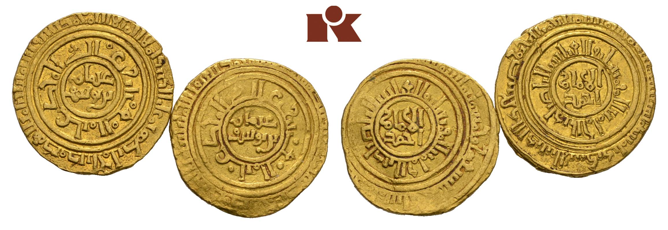 AYYUBIDEN Al-'Aziz 'Imad al-din abu'l-Fath 'Uthman, 1193-1198. AV-Dinar ...