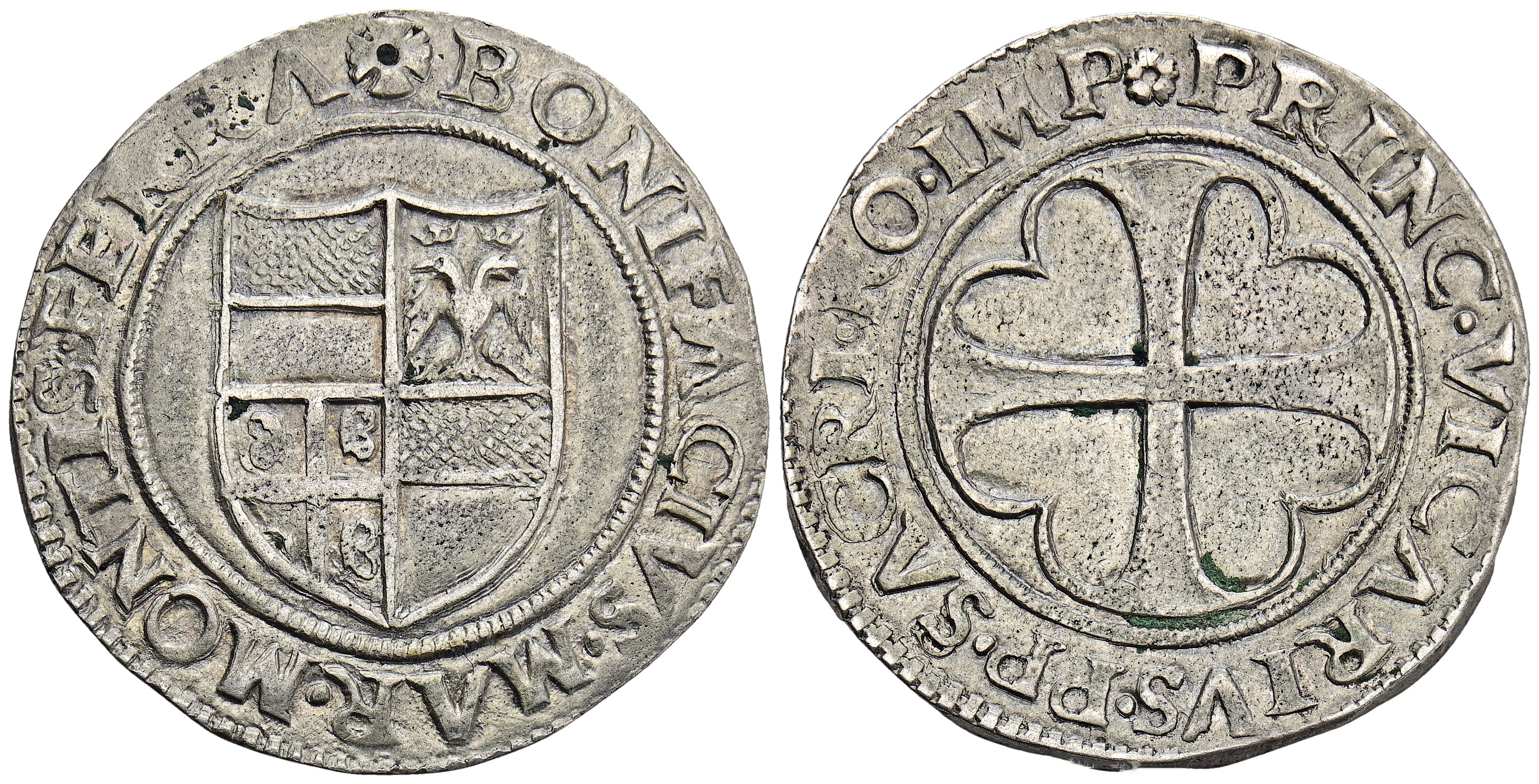 ITALIEN CASALE-MONTFERRAT Bonifacius II., 1518-1530. Testone o. J. | 960143