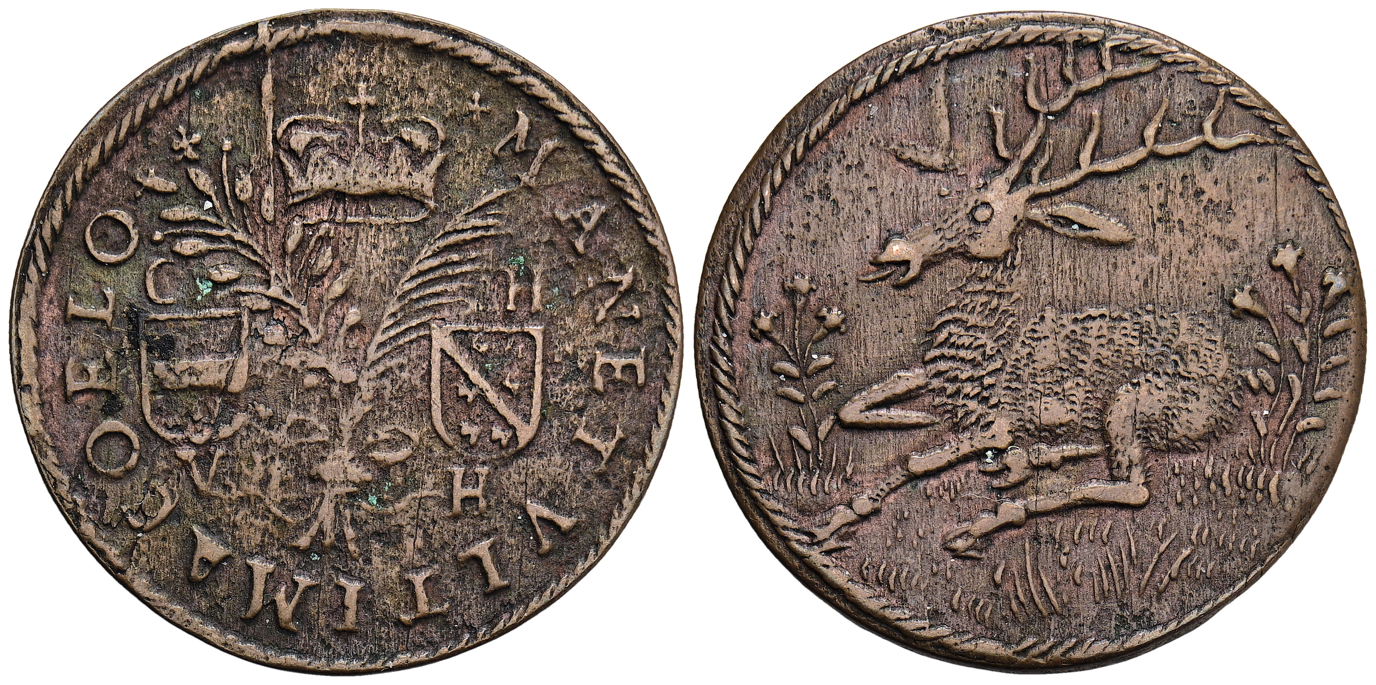 RÖMISCH-DEUTSCHES REICH Erzherzog Ferdinand, 1564-1595. Rechenpfennig o ...