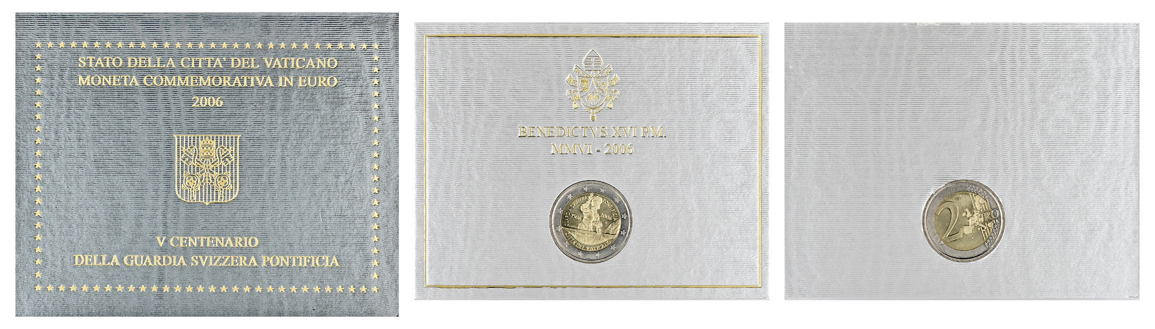 ITALIEN KIRCHENSTAAT/VATIKAN Benedikt XVI., 2005-2013. 2 Euro 2006 R ...