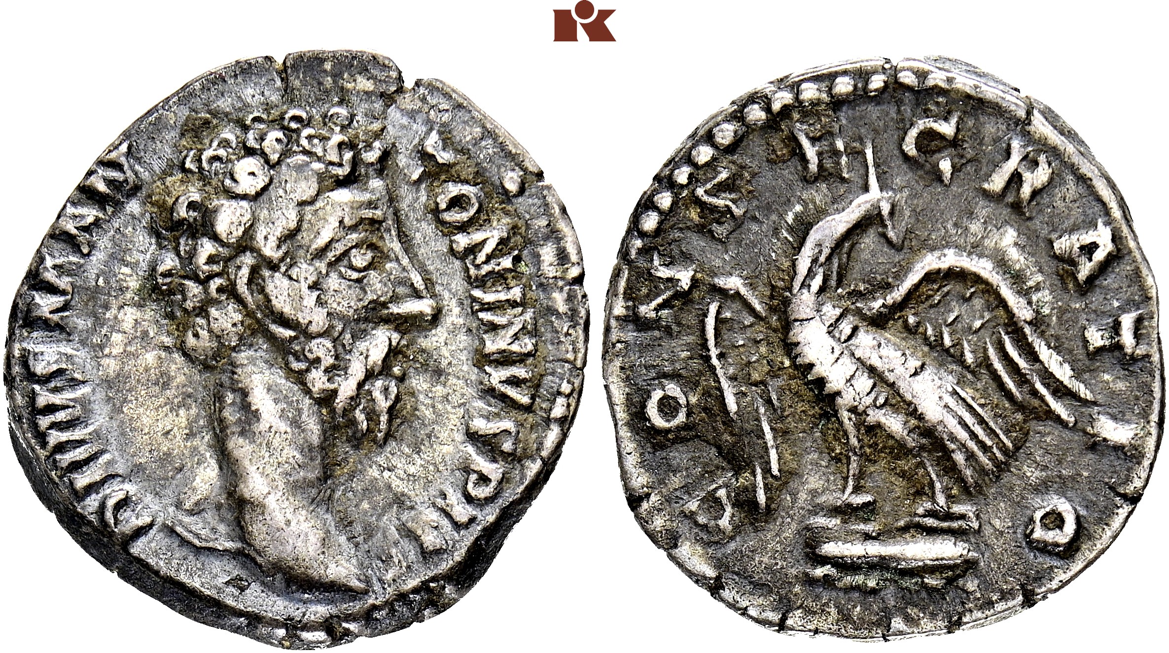 MÜNZEN DER RÖMISCHEN KAISERZEIT Commodus, 177-192 für Divus Marcus ...