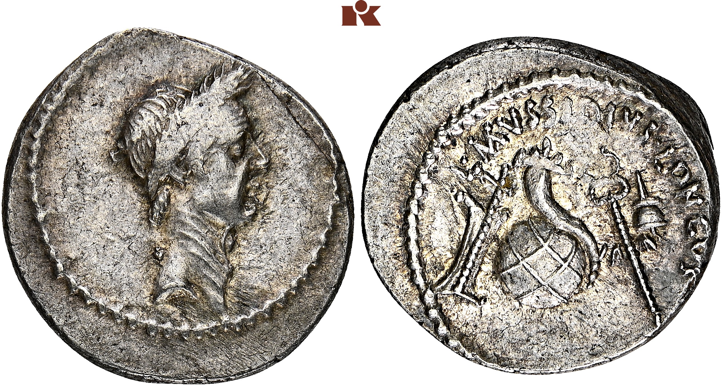 IMPERATORISCHE PRÄGUNGEN C. Julius Caesar, † 44 v. Chr. AR-Denar ...