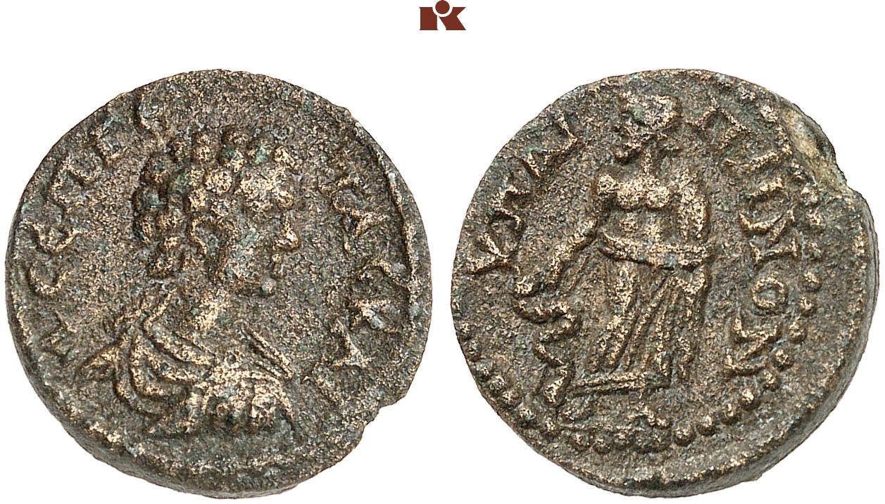 MÜNZEN DER RÖMISCHEN KAISERZEIT Septimius Severus, 193-211 für Geta. Æs ...